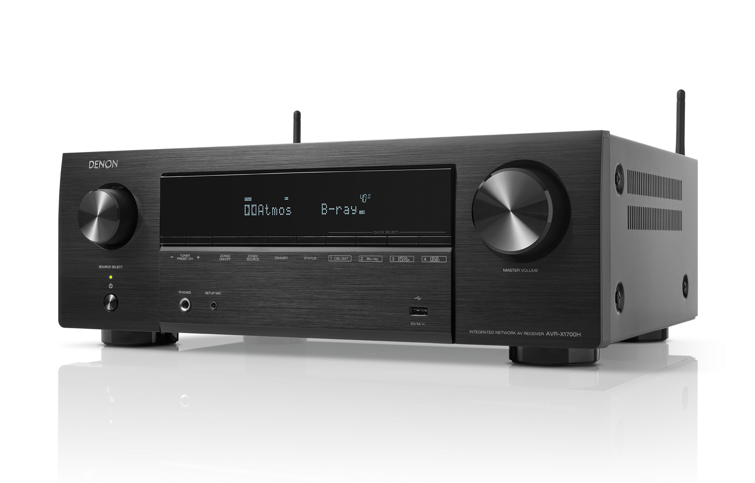 DENON AVR-X1700H 7.2ch 8K AV RECEIVER Online – Bombay Audio