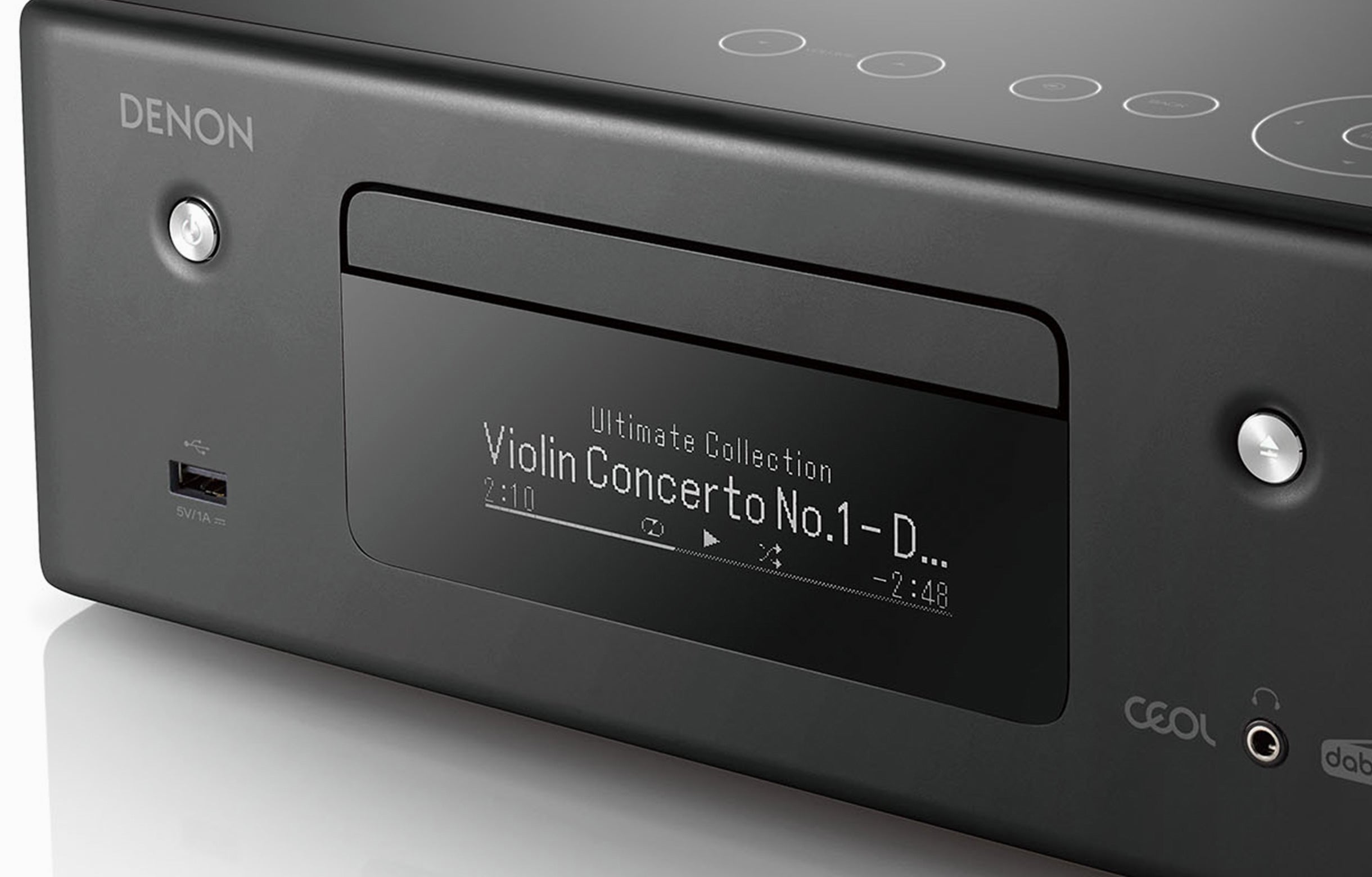 DENON RCD-N11 Hi-Fi Network CD Receiver with HEOS Built-in & DAB+ Tuner ...