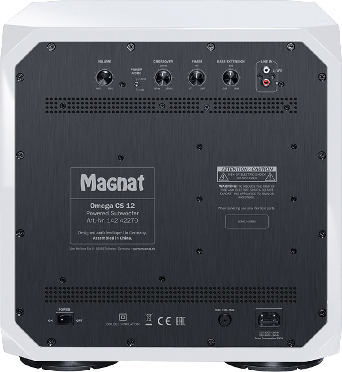 MAGNAT Omega CS 12 12" ACTIVE SUBWOOFER ONLINE – Bombay Audio
