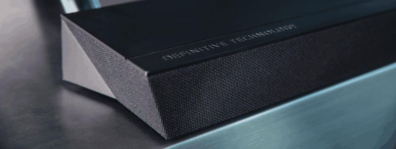 DEFINITIVE TECHNOLOGY Studio Slim 3.1 Channel Ultra-Slim Sound Bar Sys ...